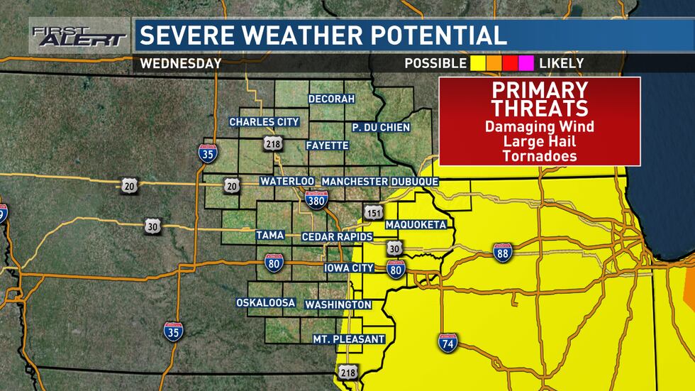 Hot This Afternoon With Strong To Severe Storms Possible Overnight